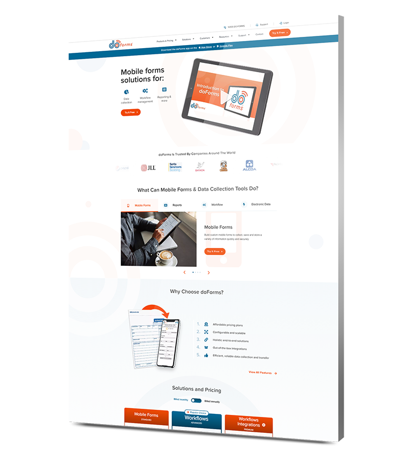 doForms Website Redesign Case Study