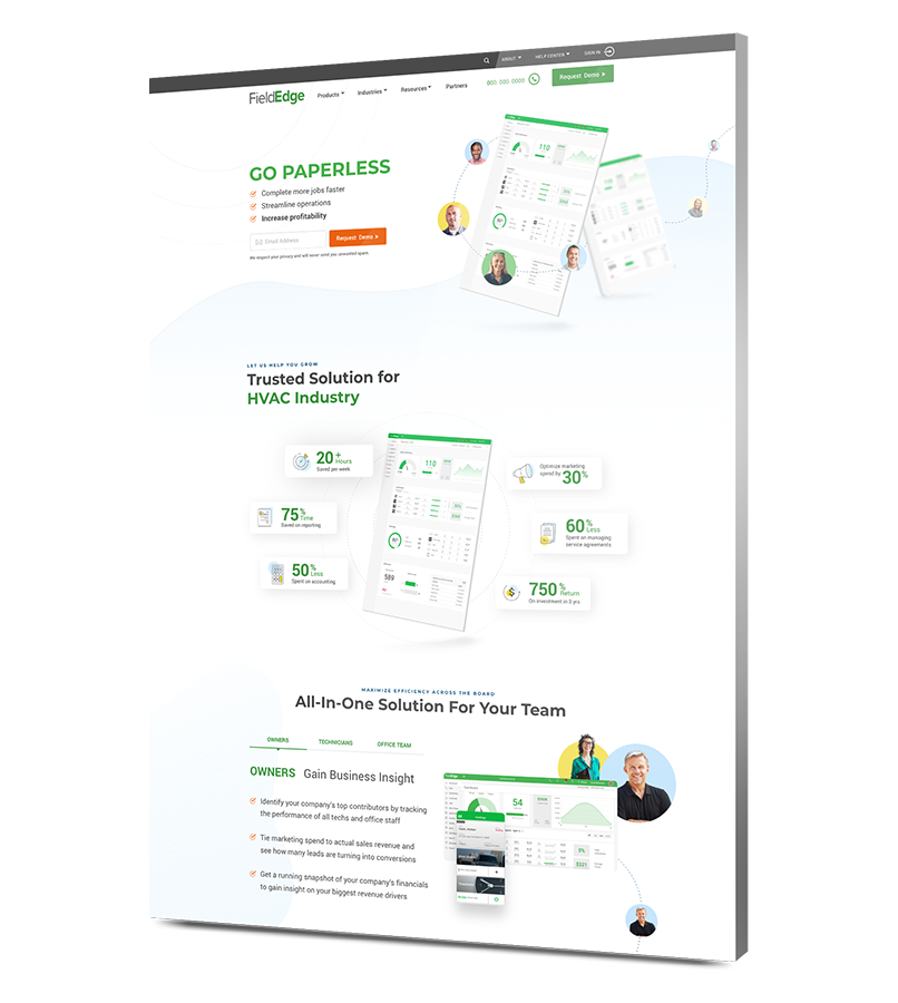 FieldEdge Website Redesign Case Study