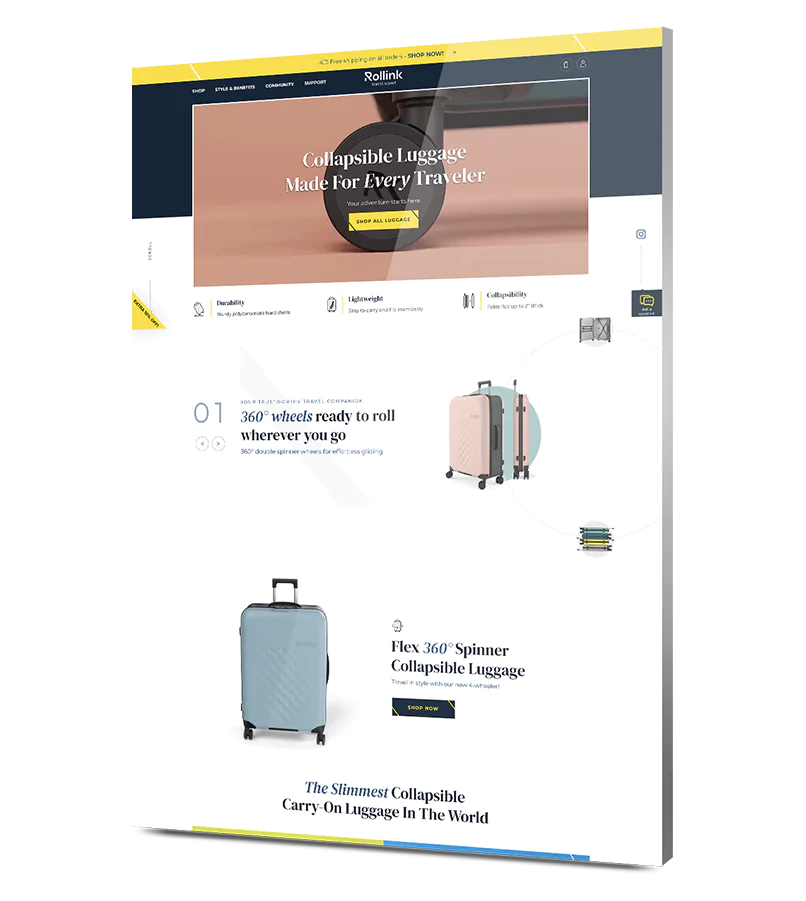 Rollink Website Redesign Case Study