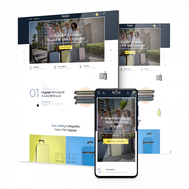 Rollink Website Redesign Case Study