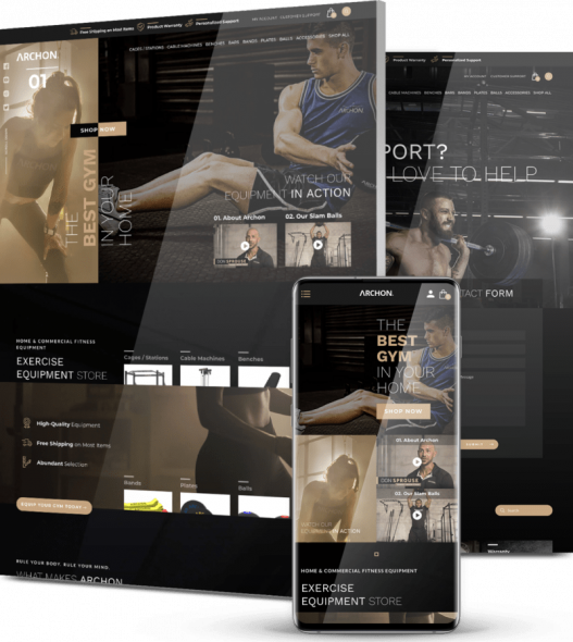 Custom Gym Web Design Agency | Digital Silk