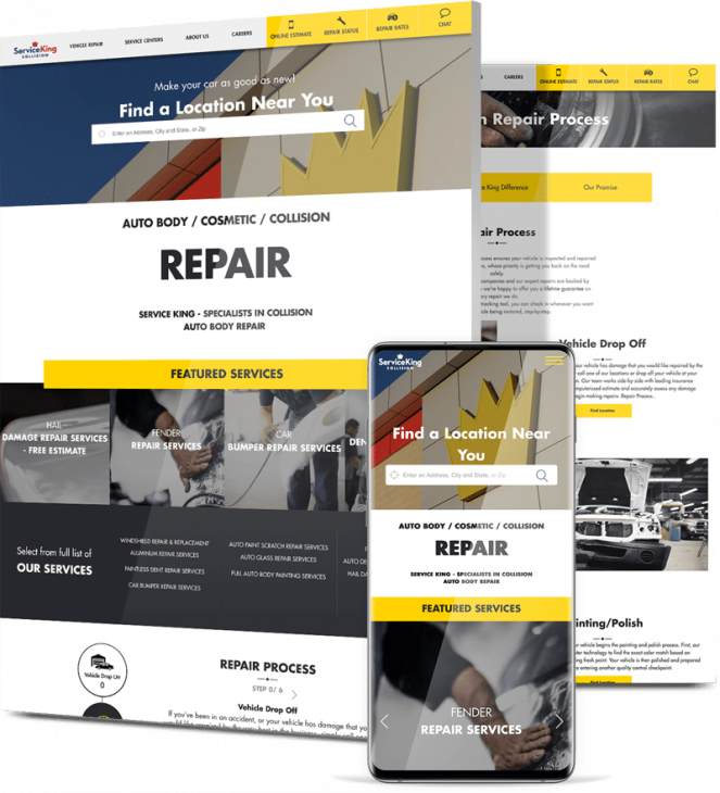 Auto Repair Web Design Company | Digital Silk