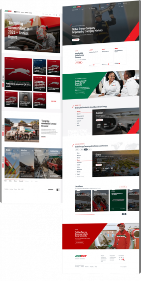 Puma Energy Website Redesign Case Study