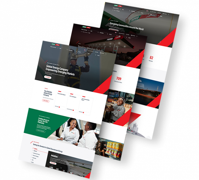 Puma Energy Website Redesign Case Study