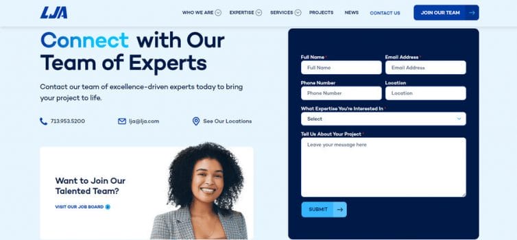 10 Best Contact Us Page Designs + Conversion Best Practices