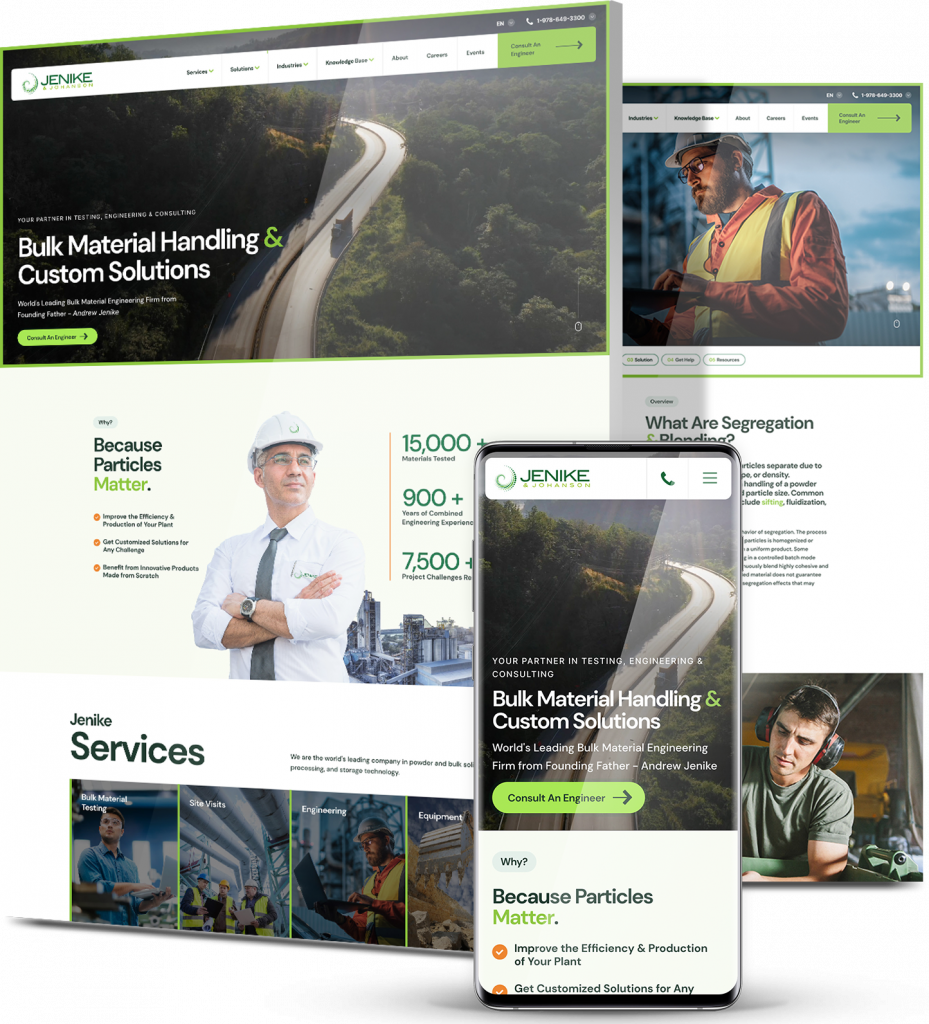 Custom Construction Website Design Services | Digital Silk