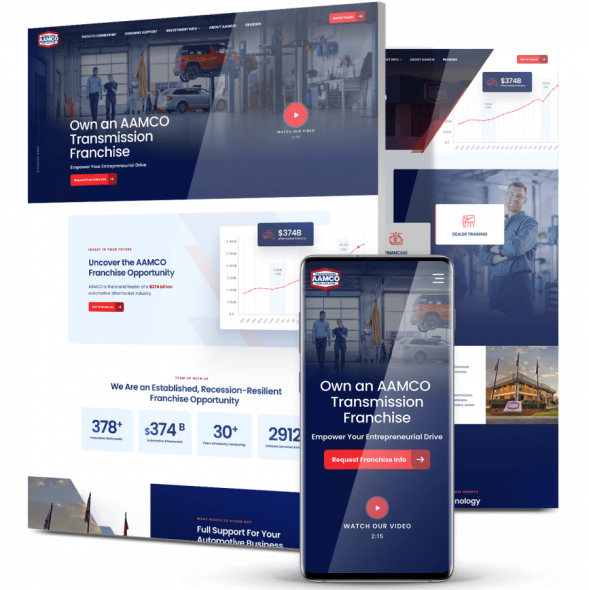 AAMCO Franchise Webisite Redesign Case Study