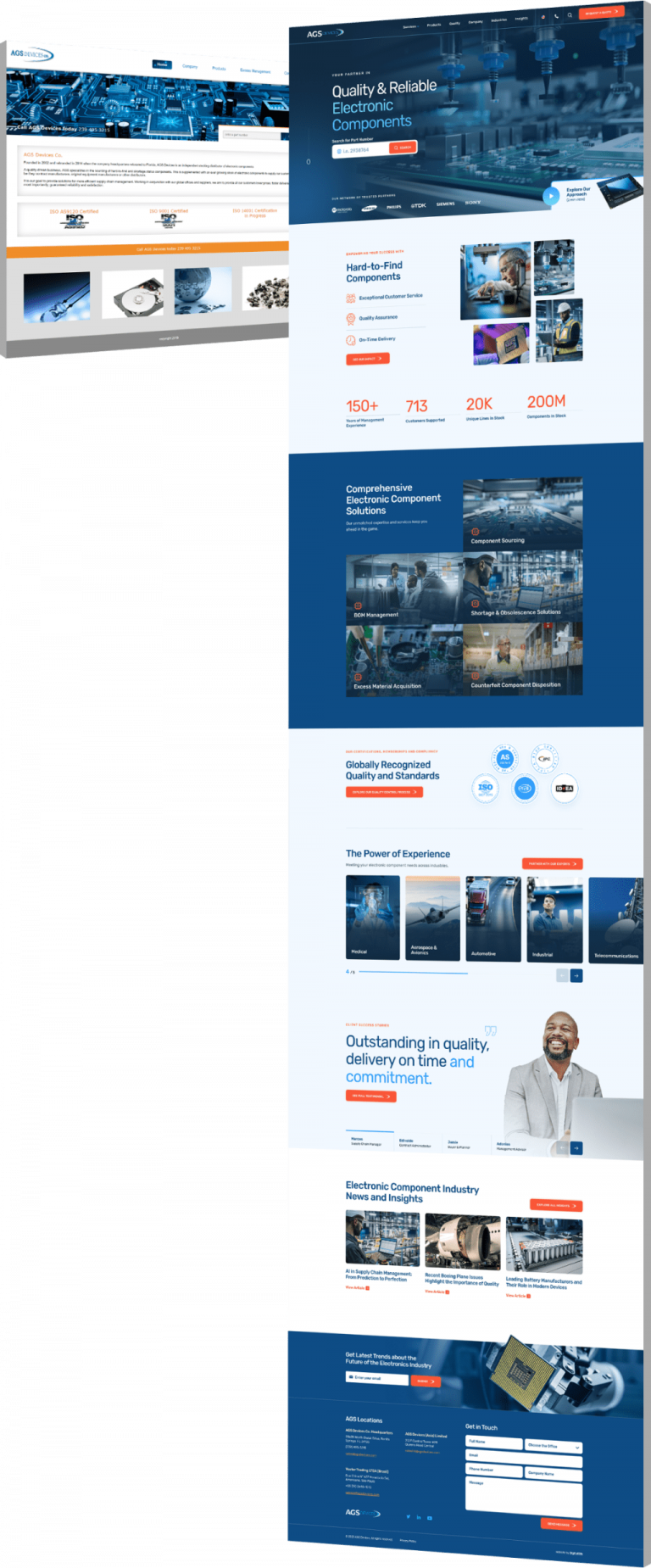 AGS Devices WEBSITE REDESIGN Case Study